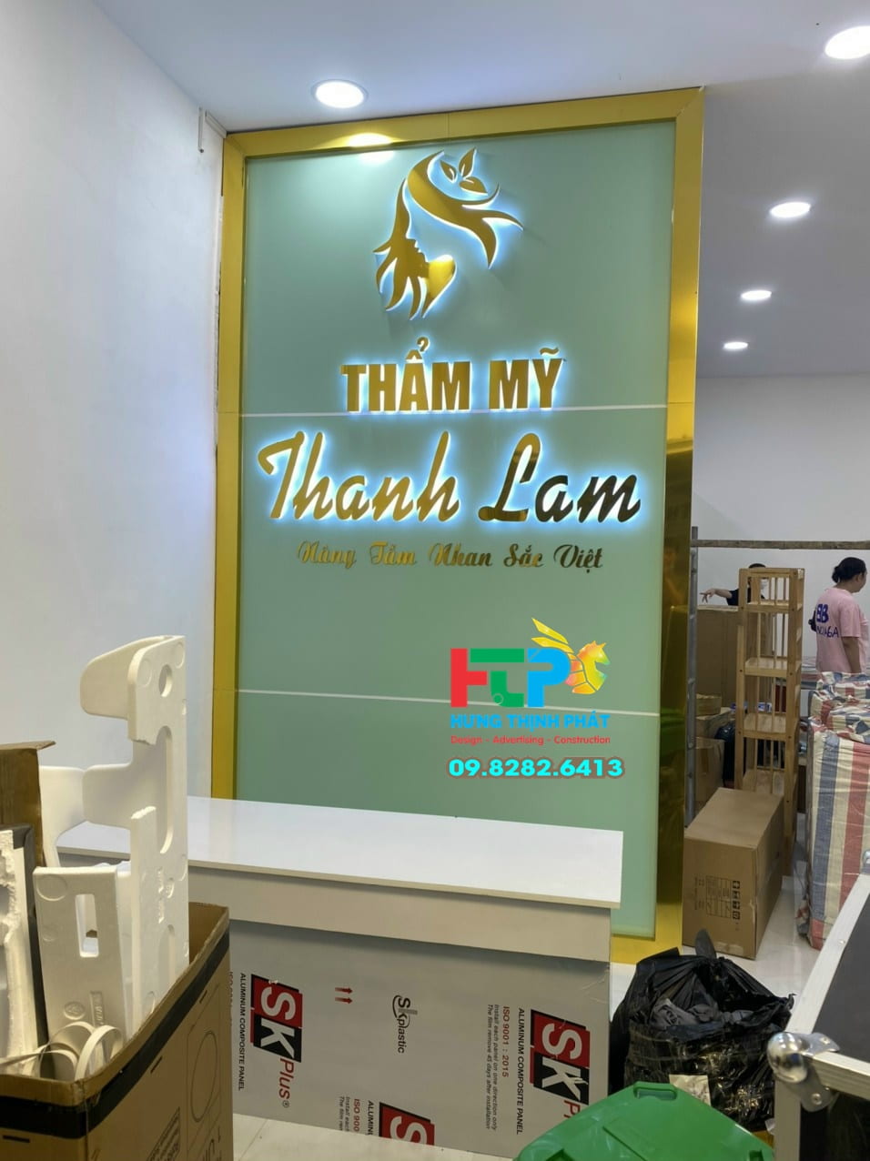 Báo giá thi công vách alu, bảng hiệu alu mới 2026