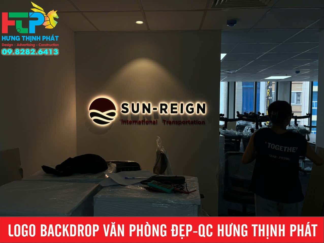 Làm logo backdrop văn phòng đẹp với 99+ mẫu mới 2026 - Quảng Cáo Hưng ...